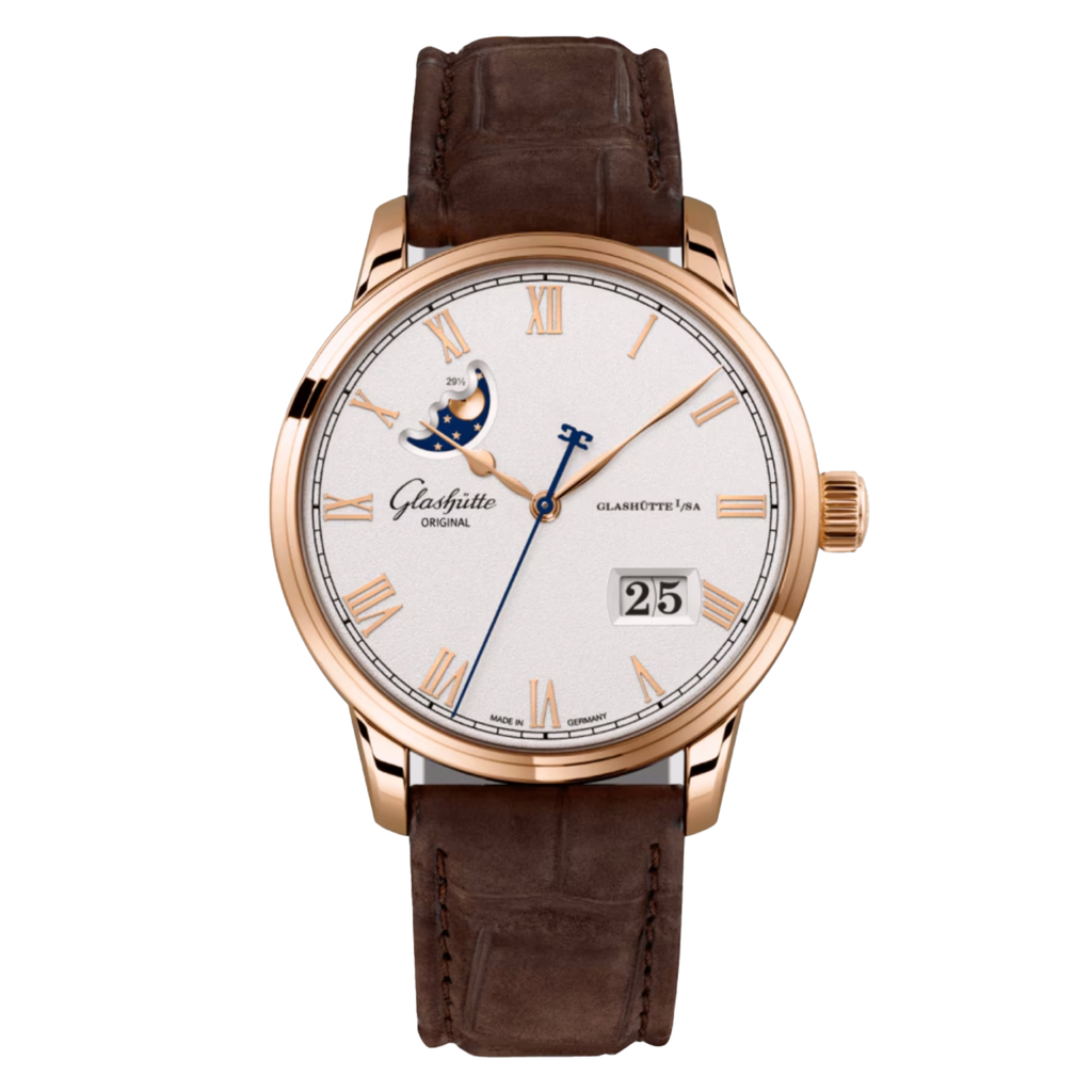 Glashütte Original 18 Karat Senator Excellence Panorama Date Moon Phas ...